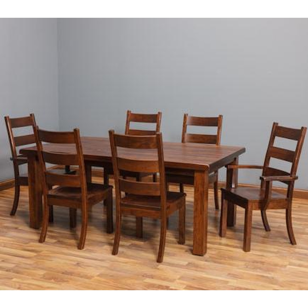 Daniel's Amish Westchester PKG727241 Solid Wood Dining Table | Belfort ... Daniel's Amish Westchester PKG727241 Solid Wood Dining Table | Belfort ...